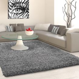 Hochflor-Teppich Ayyildiz Teppiche "Life Shaggy 1500" Teppiche Gr. B: 300 cm 1 St., 30 mm, L: 400 cm, grau Langflor, uni, große Farbauswahl, robust, auch als Läufer und in rund