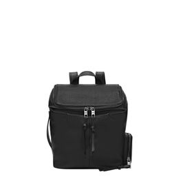 Cityrucksack Liebeskind Berlin "HERA SMALL PEBBLE" Gr. B/H/T: 22 cm x 29 cm x 12 cm, schwarz (black) Rucksäcke