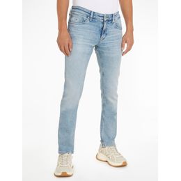 Slim-fit-Jeans Tommy Jeans "SCANTON SLIM" Gr. 36, Länge 30, blau (light blue used) Herren Jeans im 5-Pocket-Style