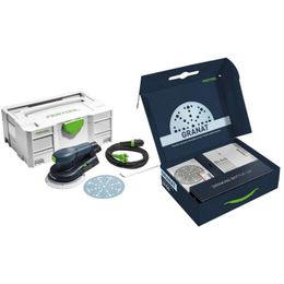 Exzenterschleifer ets EC150/3 + Schleifscheiben D150 gr Set p 578185 - FESTOOL