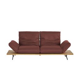 Koinor Ledersofa Marilyn ¦ rot ¦ Maße (cm): B: 232 H: 96 T: 90