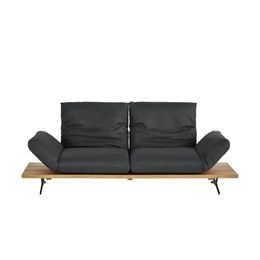 Koinor Ledersofa Marilyn ¦ schwarz ¦ Maße (cm): B: 232 H: 96 T: 90