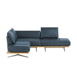 Koinor Ecksofa Phoenix ¦ blau ¦ Maße (cm): B: 253 H: 87 T: 209