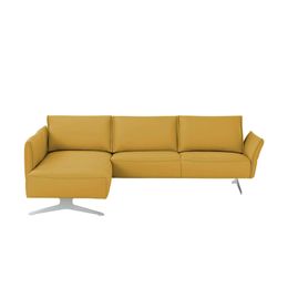 Koinor Ecksofa Vineto ¦ gelb ¦ Maße (cm): B: 272 H: 83 T: 207