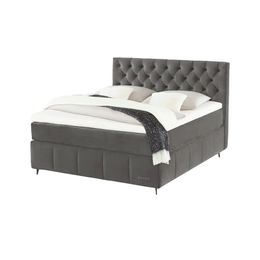 Jette Home Boxspringbett Jette Glam ¦ grau ¦ Maße (cm): B: 182 H: 132,5