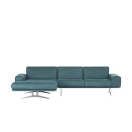 Koinor Ecksofa Hiero ¦ türkis/petrol ¦ Maße (cm): B: 298 H: 80 T: 154