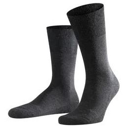 Kludi FALKE Herren Socken, Vorteilspack - Airport Plus, Kurzstrumpf, Freizeit- und Business-Socken, Unifarben Anthrazit 45-46 4 Paar