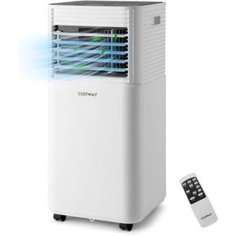 Costway - mobile Klimageraet 9000BTU, 4 in 1 Klimaanlage Abluftschlauch,Entfeuchter tragbarR29020㎡Fernbedienung [Energieklasse a] Schwarz