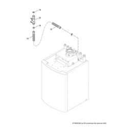 Junkers BOSCH Installationszubehör Nr. 1632 Anschluss-Set für externes MAG 63019422