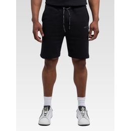 Carlo Colucci Shorts Herren Baumwolle, schwarz