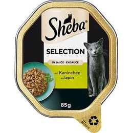 Sheba® Katzen-Nassfutter Selection in Sauce mit Kaninchen 22x 85,0 g