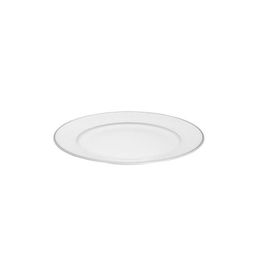 Pillivuyt Plate flat Vienne Plissé 22 cm White/Platinum