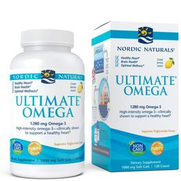 Nordic Naturals, Ultimate Omega, Zitronen Geschmack, 1280mg, 120 Weichkapseln [1.197,50 EUR pro kg]