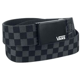 Vans Deppster II Web Belt G&uuml;rtel schwarz VN0A31J1BA51, black-charcoal
