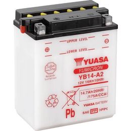 Yuasa YB14-A2 Motorradbatterie 12 V 14 Ah