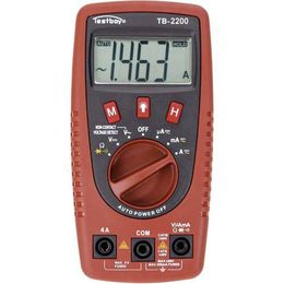 Testboy TB-2200 Hand-Multimeter digital CAT II 400 V, CAT III 300 V Anzeige (Counts): 2000