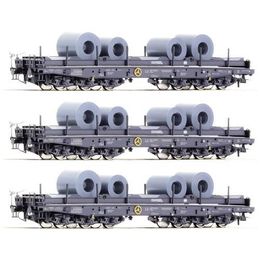 Roco 76002 H0 3er-Set Schwerlastwagen der DB