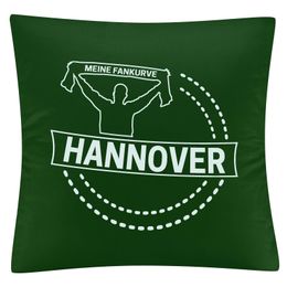 multifanshop® Kissenbezug - Hannover - Meine Fankurve - Druck weiß