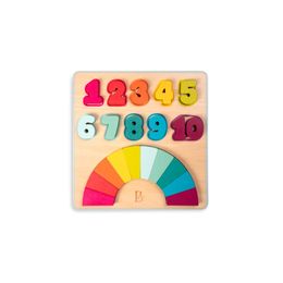 B.TOYS B. Counting Rainbows - Regenbogen Zahlenpuzzle aus Holz 20-teilig