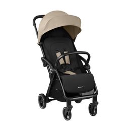 Kikkaboo Kinderwagen Buggy Ciela 22 kg faltbar 360-Grad-Drehung Vorderräder Gurt beige