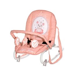 Lorelli Babywippe Eliza Spielbogen, verstellbar, Tragegriffe, Schwingeffekt pink