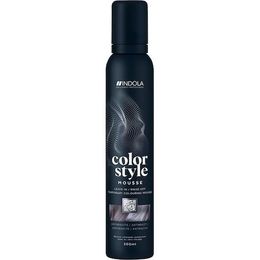 Indola Semi-permanente Haarfarbe Color Style Mousse Anthracite