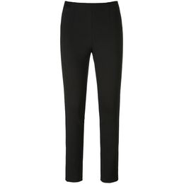 Peter Hahn - Kn&ouml;chellange Jersey-Hose Passform Sylvia, schwarz, Gr. 48 / XL