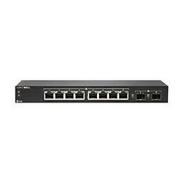 SonicWALL Switch SWS12-8 - Switch - managed - 8 x 10/100/1000 + 2 x Gigabit SFP - Desktop