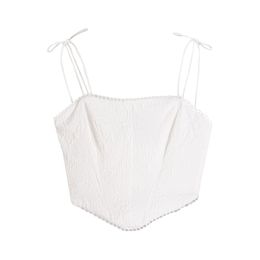 Bershka Top Damen Gr&ouml;&szlig;e XS offwhite