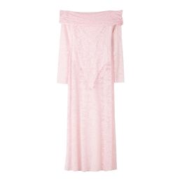 Bershka Kleid Damen Gr&ouml;&szlig;e 40 rosa Winterkleid