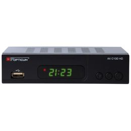 RED OPTICUM DVB-C HDTV-Receiver AX C100 HD, schwarz