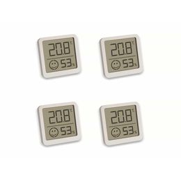 TFA Digitales Thermo-Hygrometer 30.5053.02.04, 4 St&uuml;ck, wei&szlig;