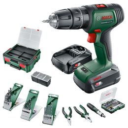 Bosch Akku-Bohrschrauber-Set UniversalImpact 18V + Systembox, 06039D4108