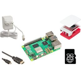 Raspberry Pi 5 Starter-Set, 4 GB, wei&szlig;