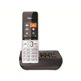 Gigaset Telefon Comfort 500A, silber-schwarz