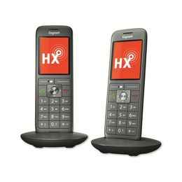 Gigaset Telefon CL660HX Duo, 2 Mobilteile, anthrazit