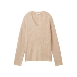 Tom Tailor Pullover Damen Gr&ouml;&szlig;e L beige