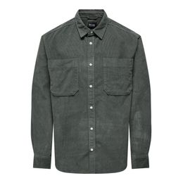 Only & Sons Only & Sons Hemd 'ONSAlp' Herren Gr&ouml;&szlig;e XL dunkelgrau
