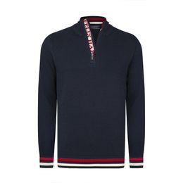 Felix Hardy Pullover Herren Gr&ouml;&szlig;e L navy / rot / wei&szlig;