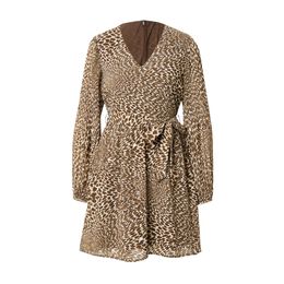 Only Kleid 'ONLSTAR' Damen Gr&ouml;&szlig;e 34 hellbraun / dunkelbraun / wei&szlig; Sommerkleid