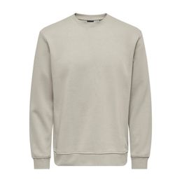 Only & Sons Only & Sons Sweatshirt 'CONNOR' Herren Gr&ouml;&szlig;e M grau / hellgrau