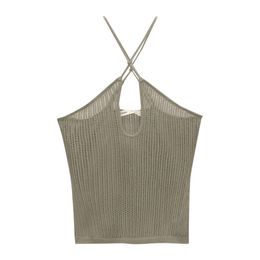 Pull&Bear Pull&bear Stricktop Damen Gr&ouml;&szlig;e M khaki