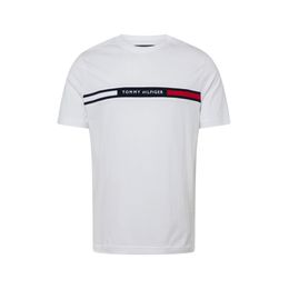 Tommy Hilfiger Shirt male size XXL marine blue / Ruby red / White