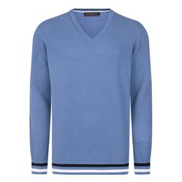 Felix Hardy Pullover Herren Gr&ouml;&szlig;e XL saphir / dunkelblau / wei&szlig;