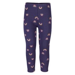 happy girls Leggings M&auml;dchen Gr&ouml;&szlig;e 122 marine / hellblau / gelb / pink