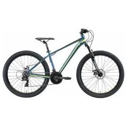 Mountainbike Bikestar Fahrräder Gr. 41cm, 27,5 Zoll (69,85cm), blau für Damen und Herren, Kettenschaltung