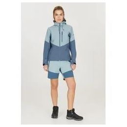 Softshelljacke WHISTLER "Rosea" Gr. 42, blau Damen Jacken aus wind- und wasserdichtem Funktionsmaterial