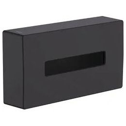 Kosmetikbox Hansgrohe "AddStoris" Aufbewahrungsboxen Gr. B/H/T: 26,5cm x 14,5cm x 6,2cm, schwarz (mattschwarz) BxTxH: 26,5x6,2x14,5 cm