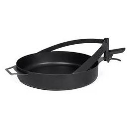 Grillpfanne COOKKING "CookKing Stahl Pfanne Für Feuerschale Bandito & Montana X 50 cm", schwarz, B:50,00cm H:10,00cm L:50,00cm, Pfannen, für Feuerschale Bandito & Montana X, 50 cm