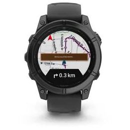 Smartwatch Garmin "fenix E - 47 mm" Smartwatches schwarz (schwarz/dunkelgrau)